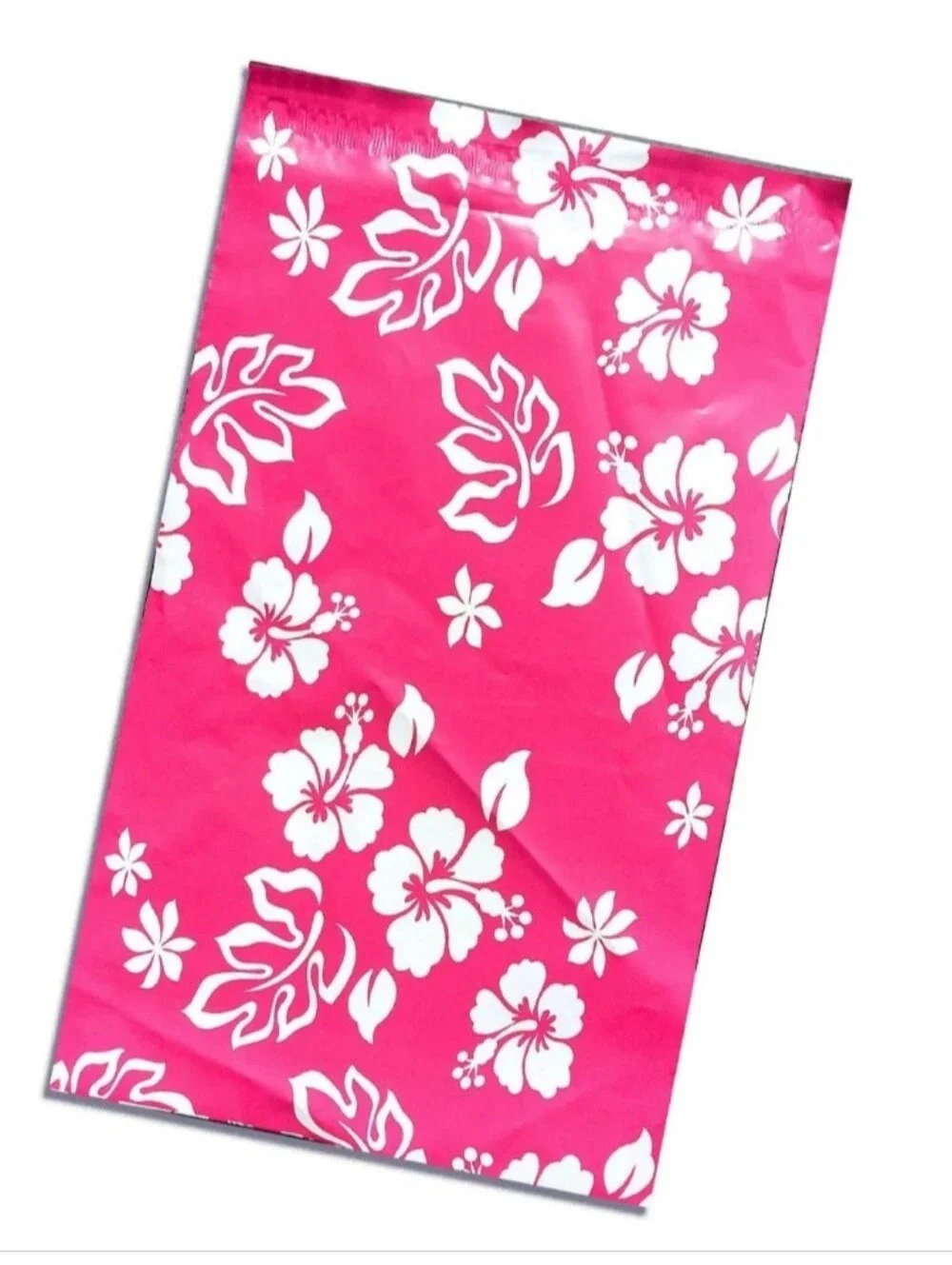 None | Office | 6 X 9 Pink Hawaiian Flat Poly Floral Polynesian Print ...